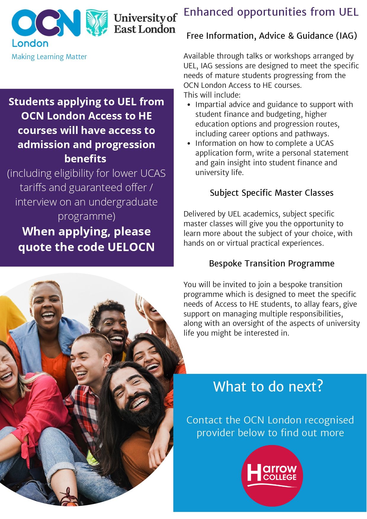 Access to Higher Education | Harrow College